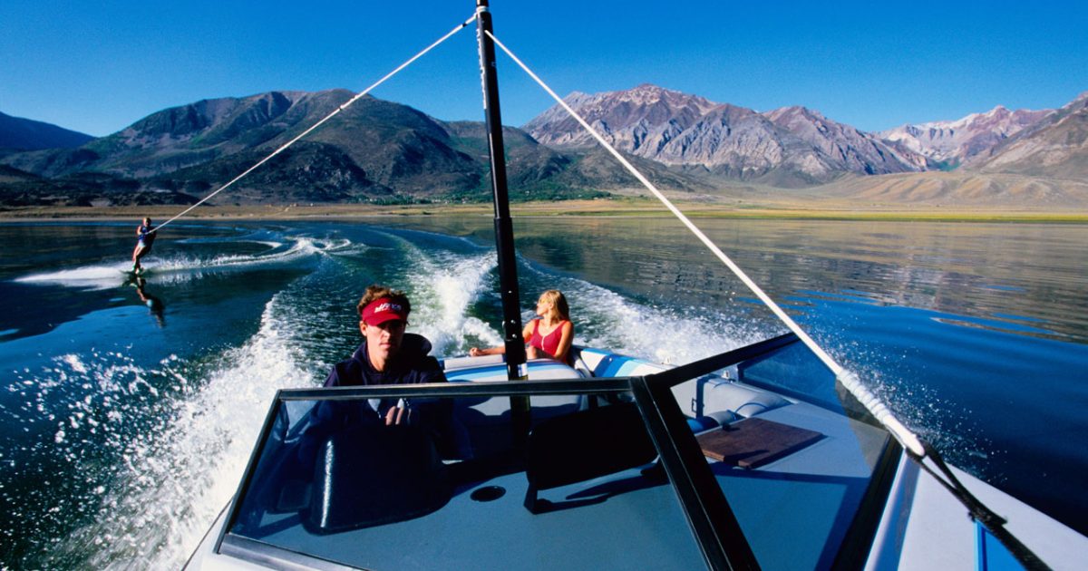 Motor Boating the Eastern Sierra